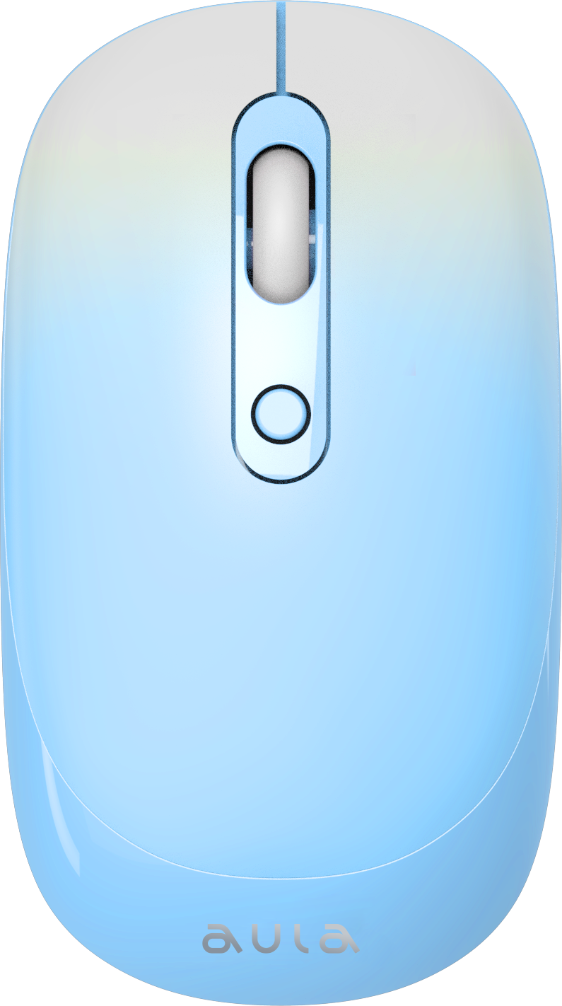 Mouse: AULA AM207 Wireless Mouse Blue