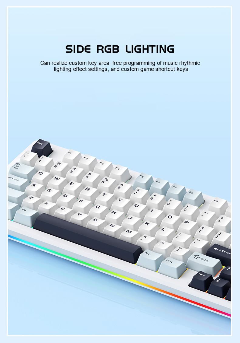 Keyboard: AULA S98PRO RGB Wireless Mechanical Keyboard Dark green/Milky ...