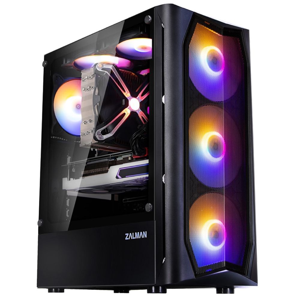 Zalman PC case N4 Rev.1 without PSU, 1xUSB3.0, 2xUSB2.0, 3x140mm, RGB ...