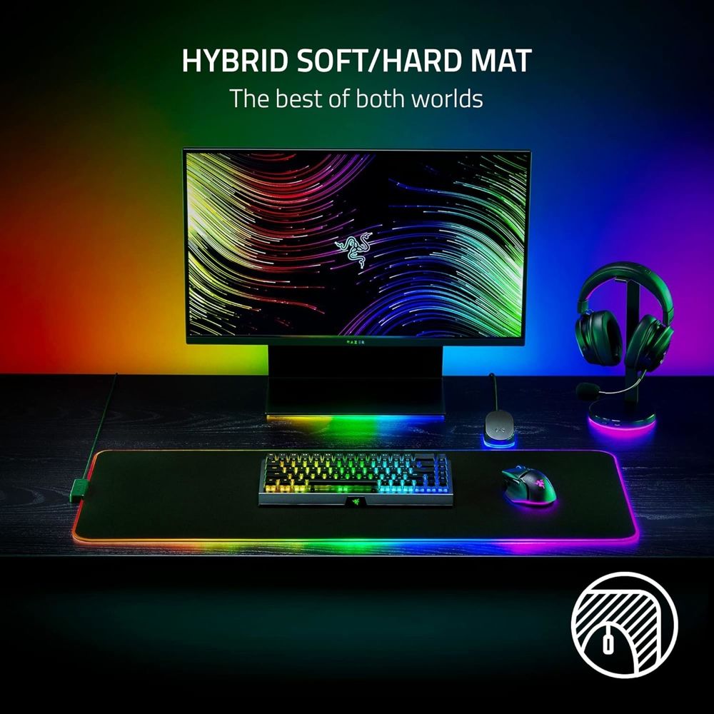RZ02-04490100-R3M1, Razer Mouse Pad Strider Chroma RGB XXL (900x370x4mm ...