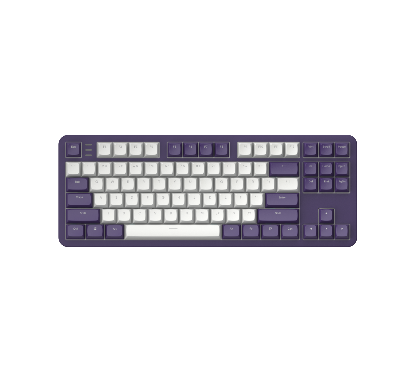 Keyboard/ Dark Project ALU87 Violet - Mechanical Gaming Keyboard (ANSI)