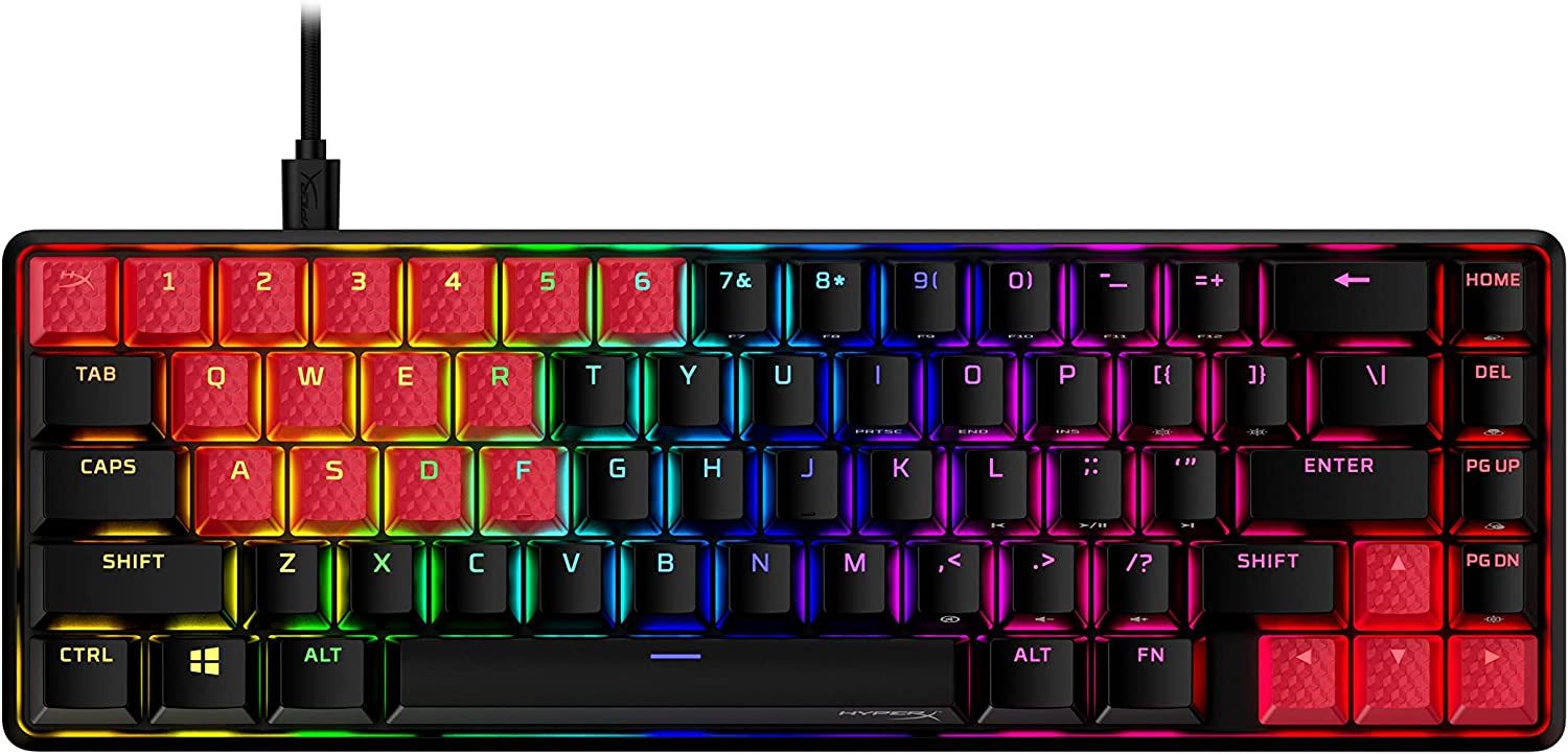 HyperX Rubber Keycaps – Gaming Accessory Kit, 19 Keys, English (US ...