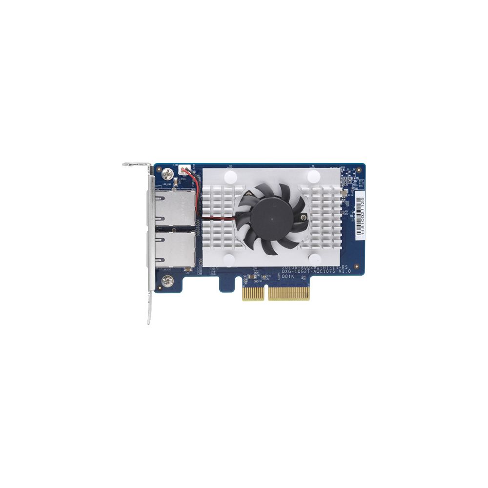 QNAP Dual-port BASET 10GbE network expansion card PCIe Gen2 x4