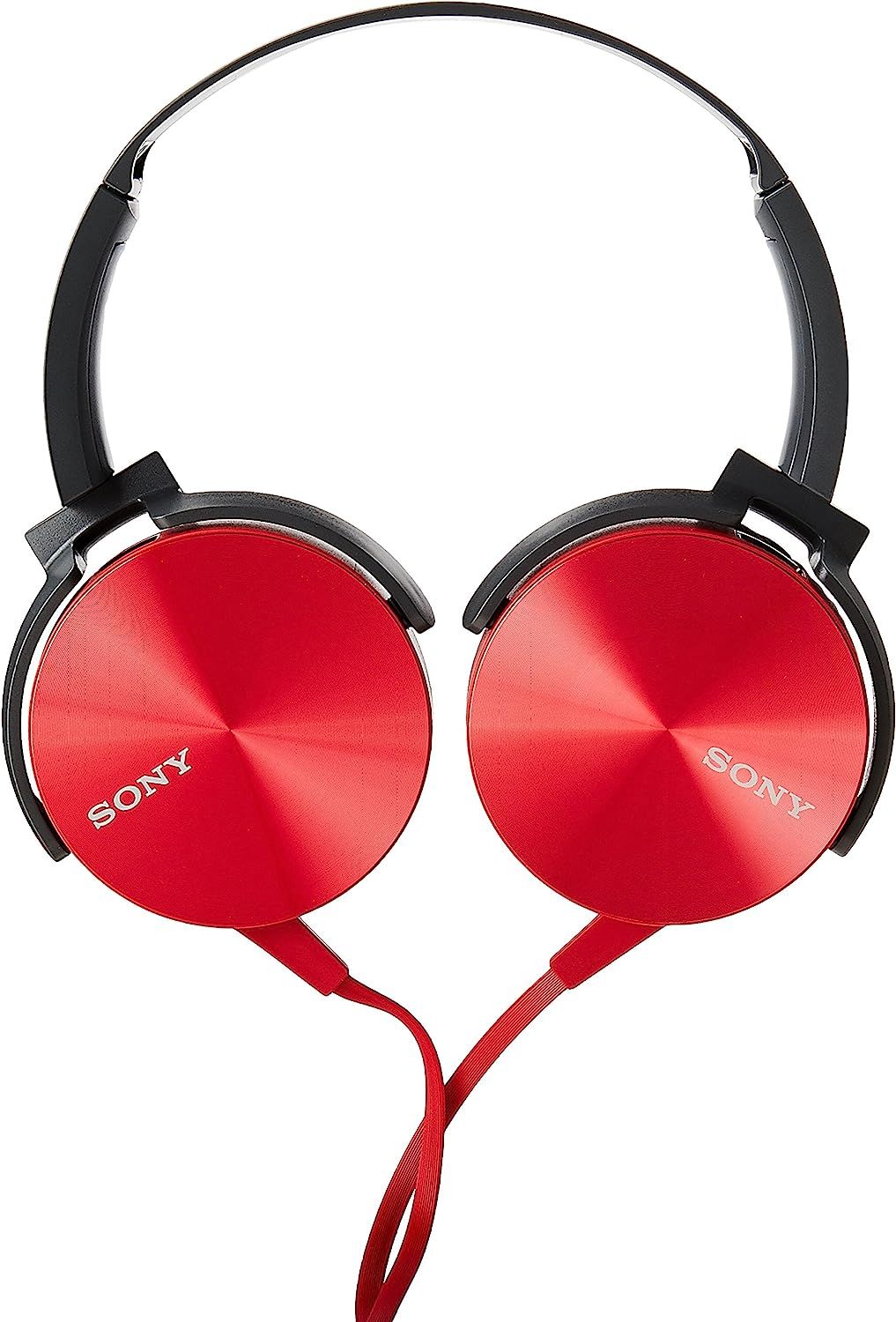 Sony MDR-XB450AP Extra Bass Headphone Red