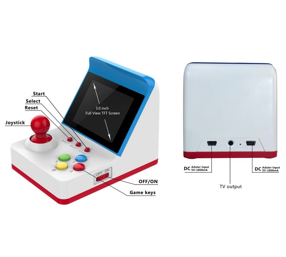 Mini handheld console Retro Arkad