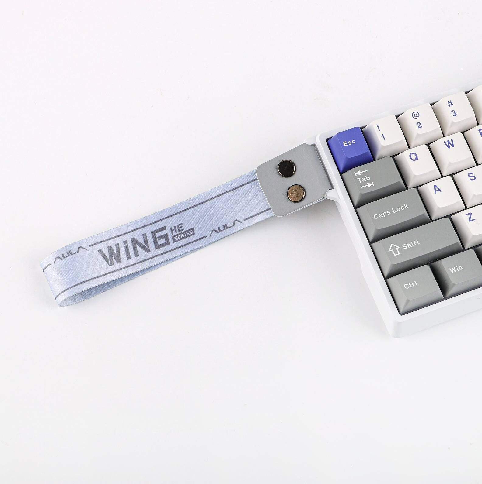 Keyboard: AULA WIN68 HE MAX RGB Wired Gaming Keyboard White/Gray/Blue ...