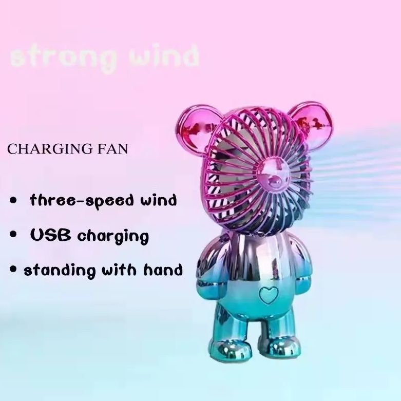 Handheld Bear Electric Fan