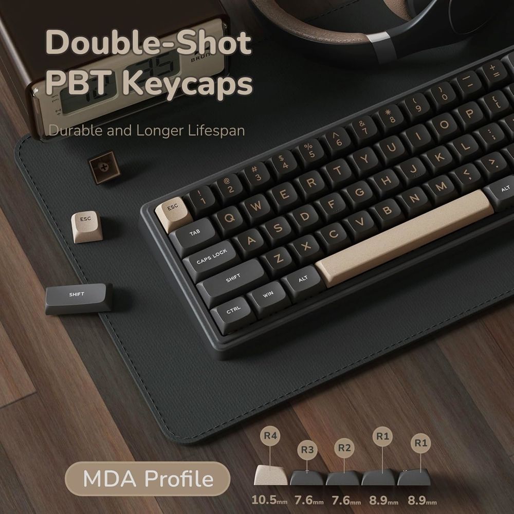 Royal Kludge RK R65 RGB Mechanical Keyboard, Brown switch, Hot ...