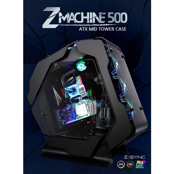 Zalman PC case Z-MACHINE 500 without PSU, 2xUSB3.0, 2xUSB2.0, 1xUSB 3.1 ...