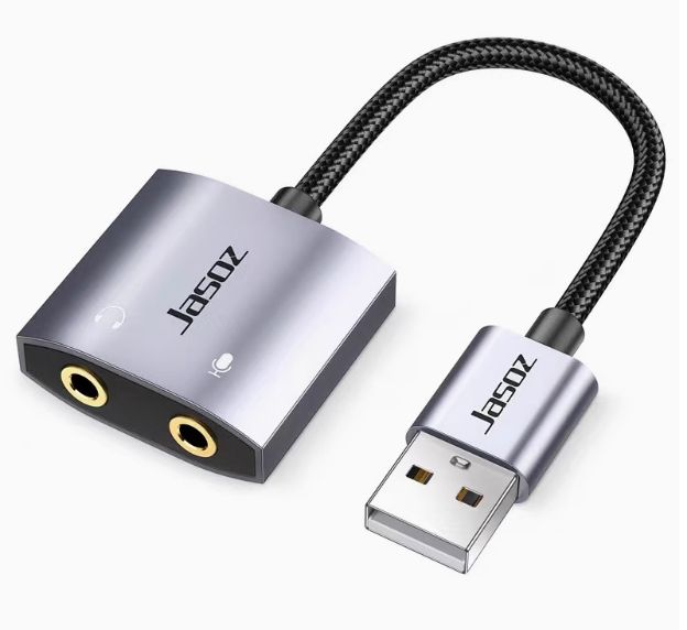 T-G169 Jasoz G142 USB Dual Port External Sound Card