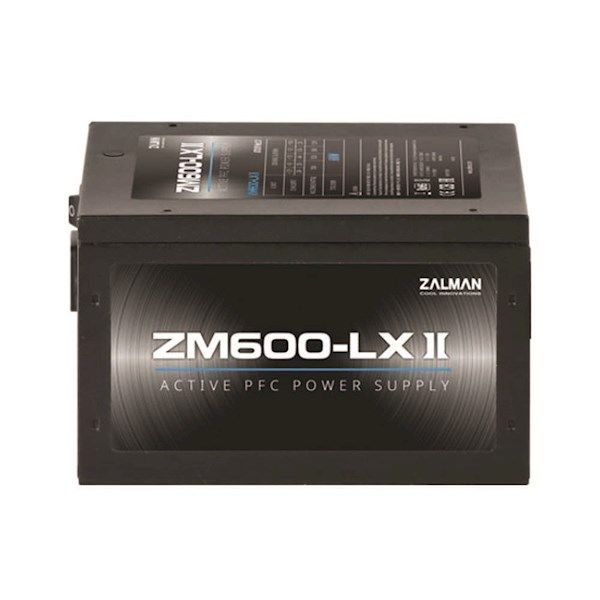 Zalman Power supply ZM600-LXII (600W), 200-240 VAC,85%, aPFC,120mm,MB24 ...
